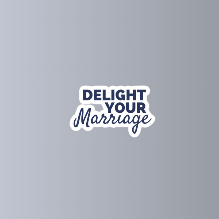 Classic Logo Sticker – Delight Your Marriage Shop